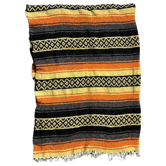 Earth Ragz | Bedding | Earth Ragz Indian Blanket Orange Yellow Throw ...